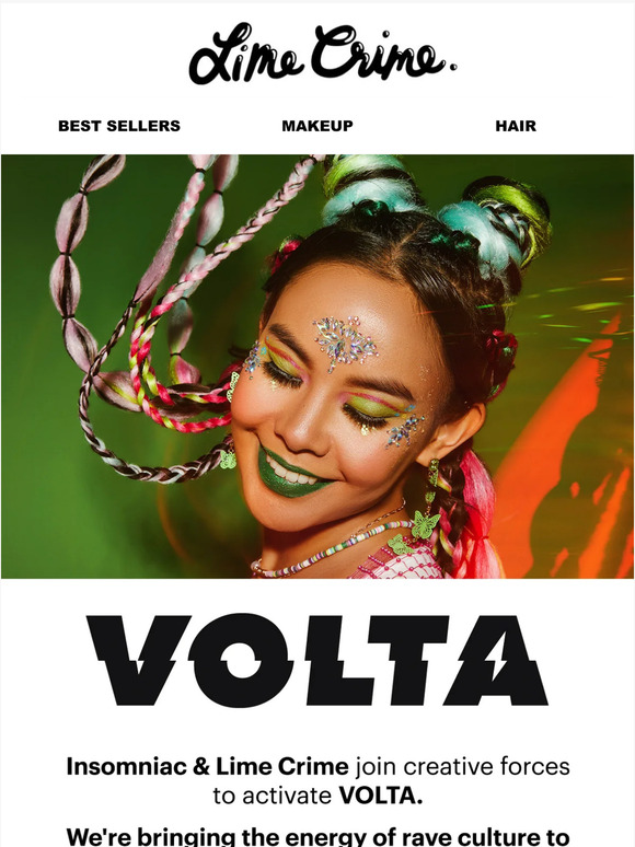 Lime Crime: Introducing: VOLTA Beauty ⚡️ | Milled