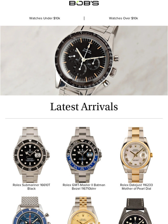 Bob's Watches: Must-Have Luxury Watches Just Arrived | Omega, Oris ...