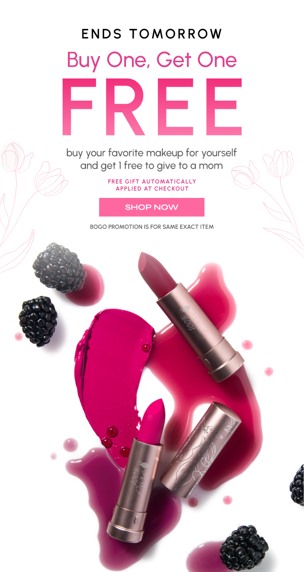 100 Percent Pure: BOGO Deal on Makeup - Mother’s Day Special 🙂 | Milled