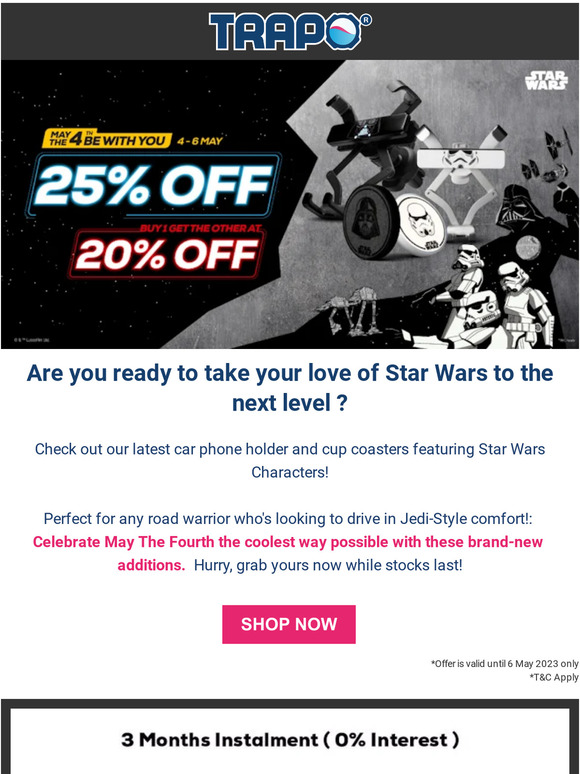 Trapo: Celebrate May The 4th With Our New Star Wars-Themed Car ...
