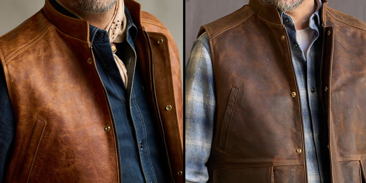 Coronado Leather: The Shelby Bison Vest | Second Edition Re-Stock In ...