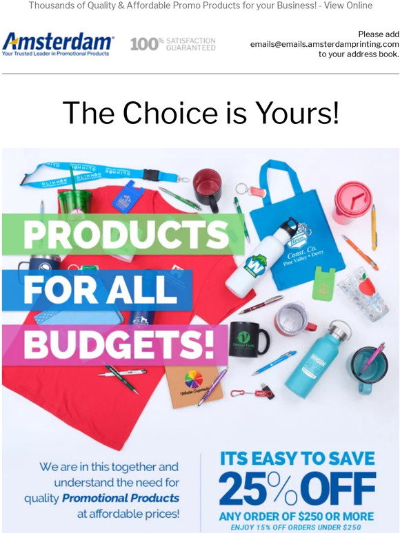 Amsterdam Printing: Promotions that are worth the Click! | Milled
