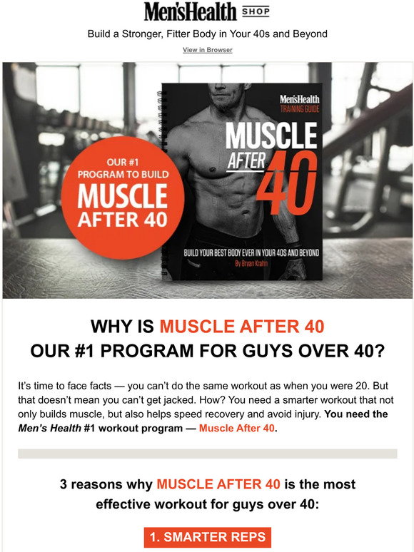 Men'sHealth: The Ultimate Workouts for Men Over 40 💪 | Milled
