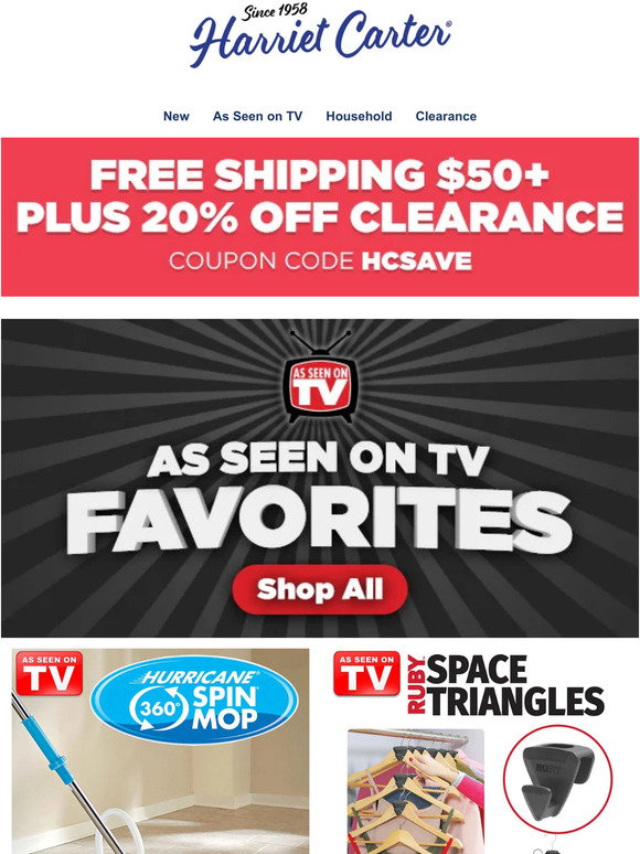 Harriet Carter: As Seen on TV Favorites are Here | Shop Now | Milled