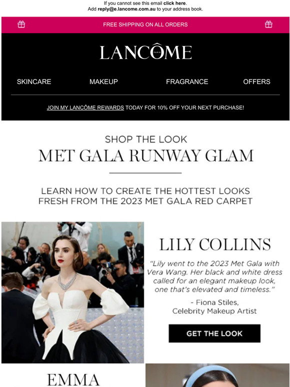 Lancôme: Your Guide To Met Gala Glam | Milled