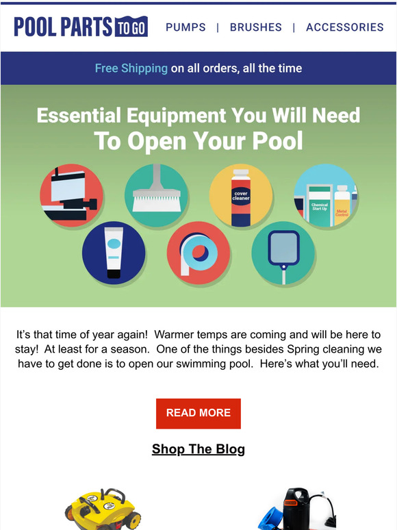 Pool Parts To Go: Must-have pool equipment you'll need to open your pool | Milled