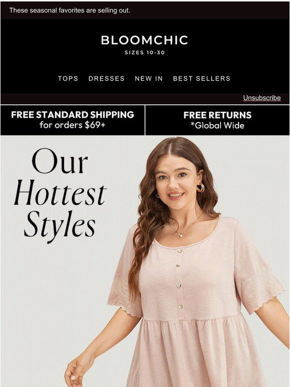 BloomChic: Our hottest styles: Get them before they're gone! | Milled