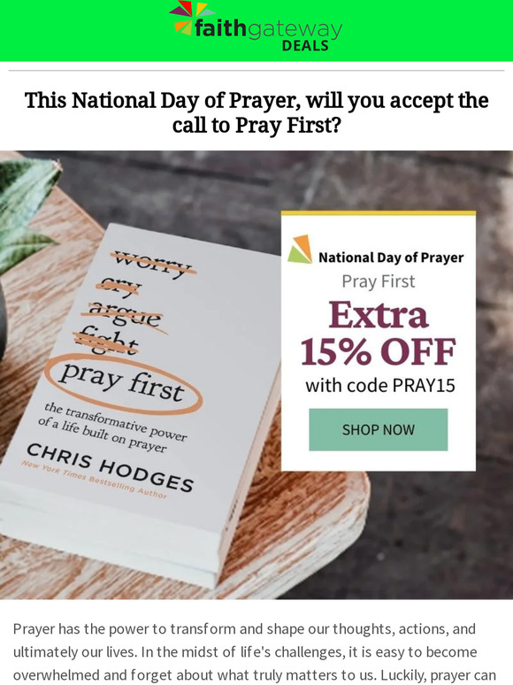 FaithGateway: will you answer the call to pray today? 🙏 | Milled