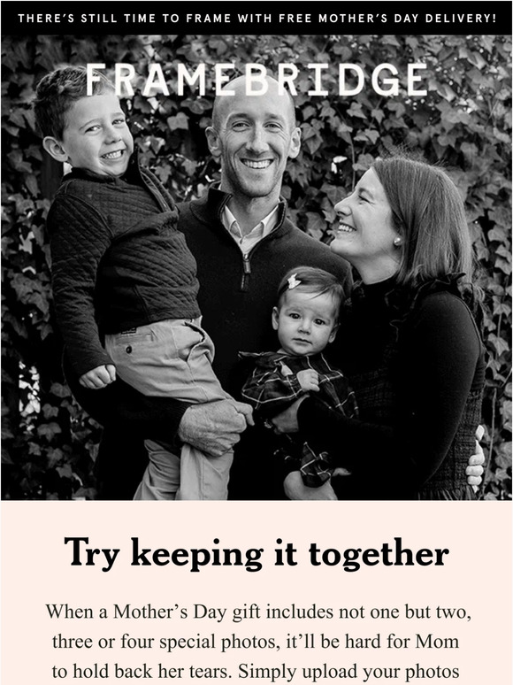 Framebridge: You asked for NEW frame styles | Milled