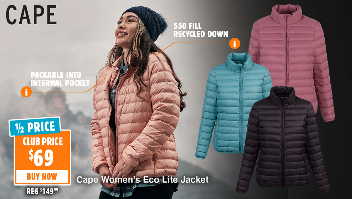 Anaconda: ONLY $69 Cape Women's Eco Lite Puffer Jacket | Milled