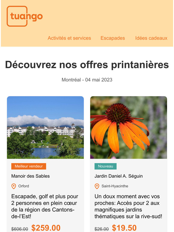 Tuango: ECHO du Cirque du Soleil | Domaine du Cap au Leste | Golf du ...