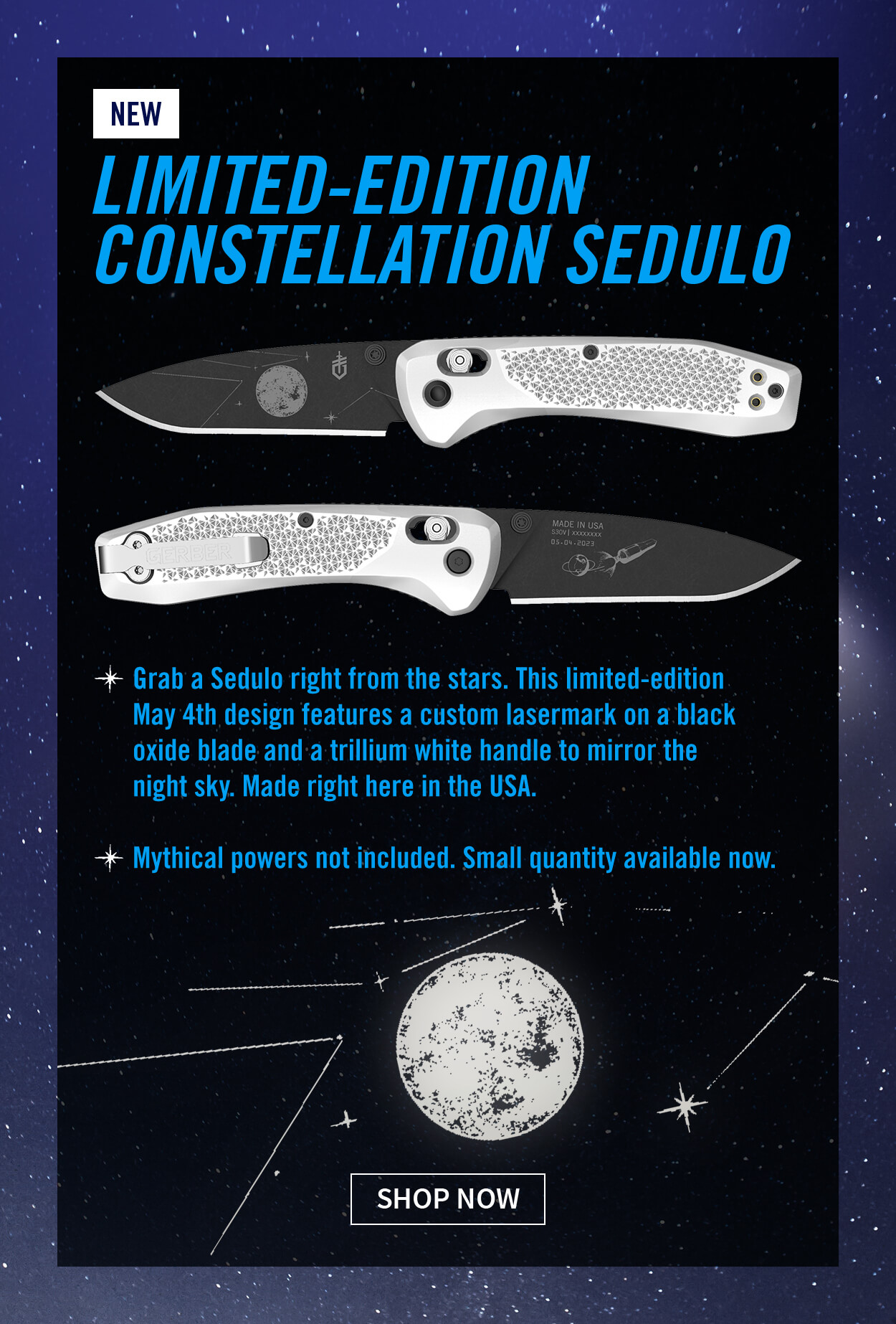Gerber Gear: New: limited-edition Constellation Sedulo. | Milled