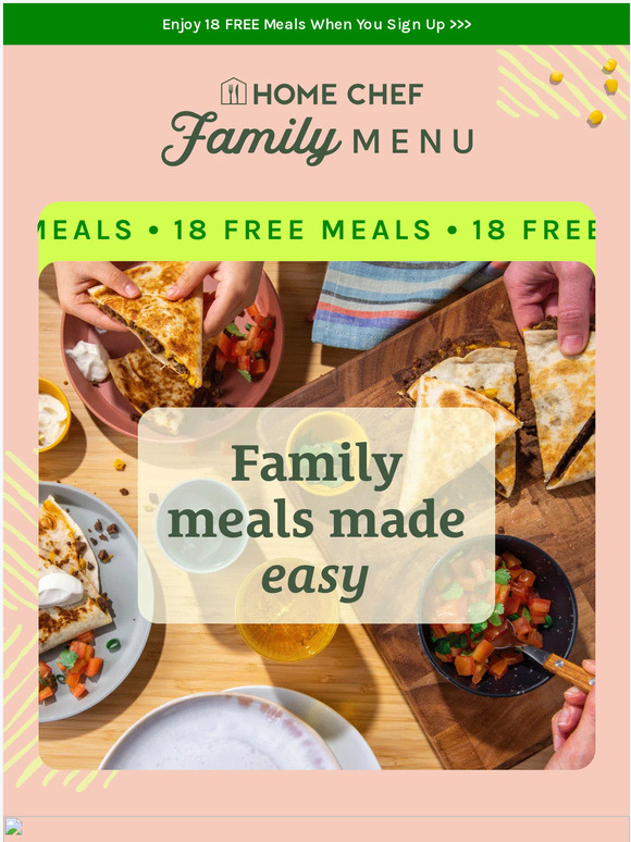 Home Chef: The Family Menu is HERE! Simple, 4-serving dinner is ready ...