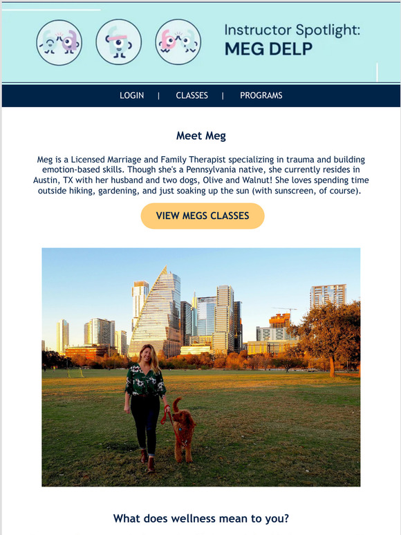 BurnAlong: "Take time to really rest" - Meg Delp knows Mental Health ...