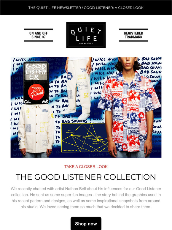 The Quiet Life: QL x Good Listener Collection - Take a Closer Look 🎶 ...