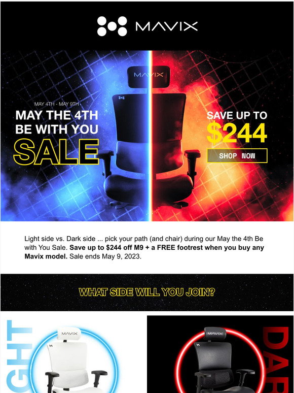 Mavix: Celebrate May the 4th: Which side will you embrace? | Milled
