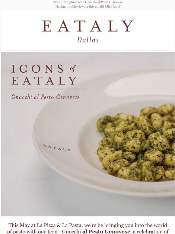 Eataly: Introducing our May Icon of Eataly | Milled