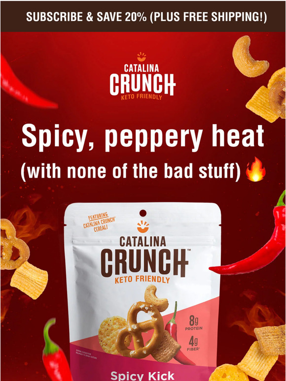 Catalina Crunch: 🌶️🔥 Our HOTTEST flavor yet 🔥🌶️ | Milled