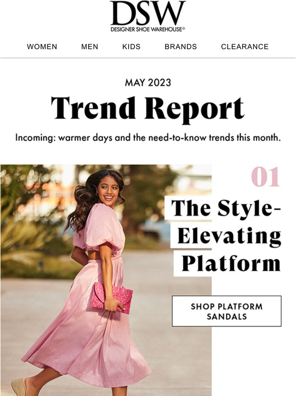 DSW: Your May Trend Report is here. | Milled