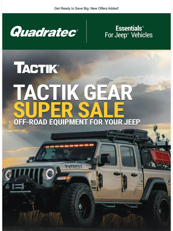 Quadratec: NEW Offers: Thousands in Savings Added! | Milled