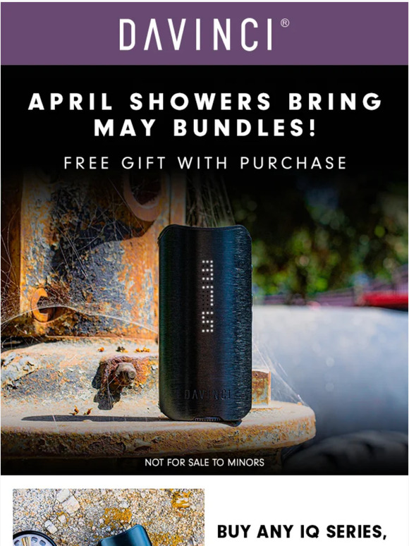 DaVinci Vaporizer: April Showers Bring May Bundles 🌸 | Milled