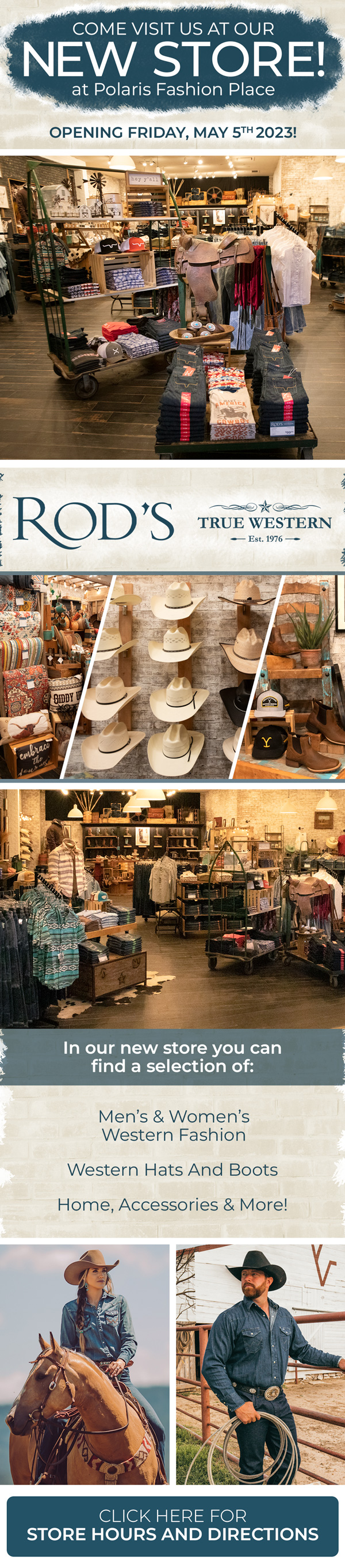 Rod's Western Palace: Announcement: We are opening a New Store! Come ...