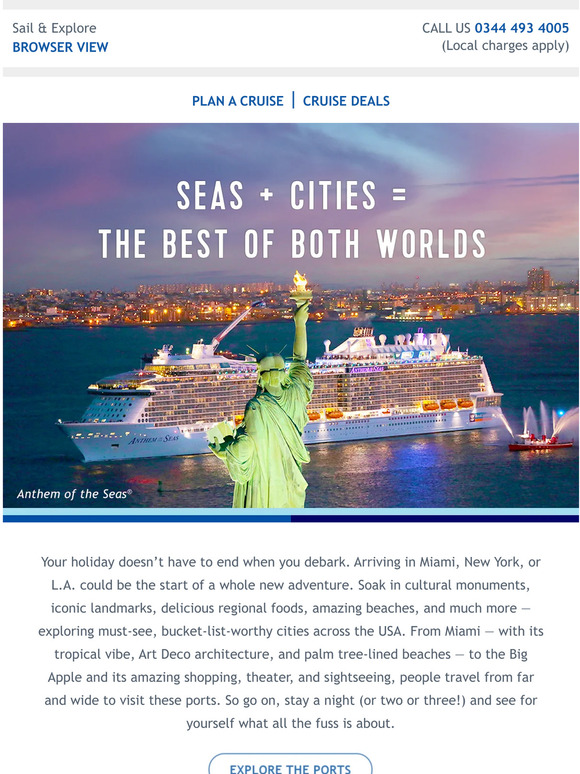 Royal Caribbean: Extend your holiday in the US’s most amazing cities ...