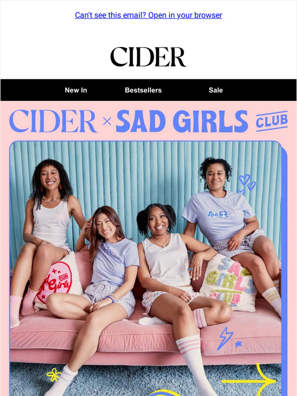 Cider: CIDER X SAD GIRLS CLUB🧸 | Milled