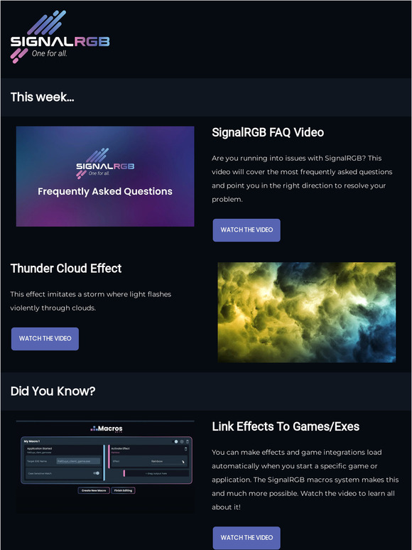 Whirlwind FX: SignalRGB Frequently Asked Questions | Milled