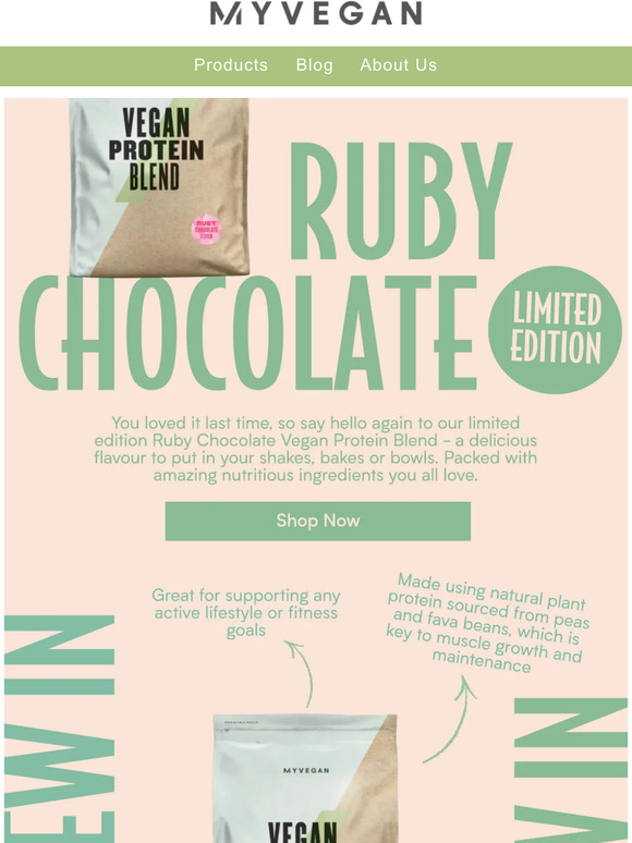 Myvegan UK: Limited edition Ruby Chocolate flavour is back 👑 | Milled