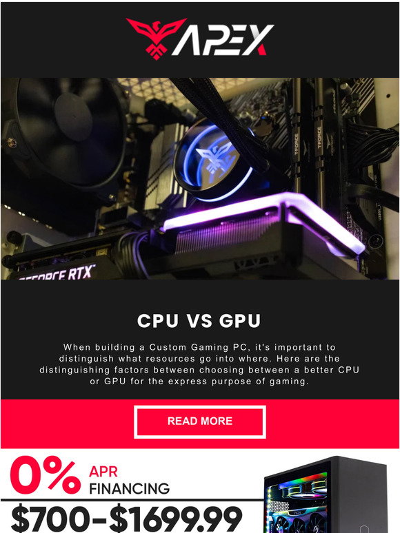 Apex Gaming Cpu Vs Gpu Milled