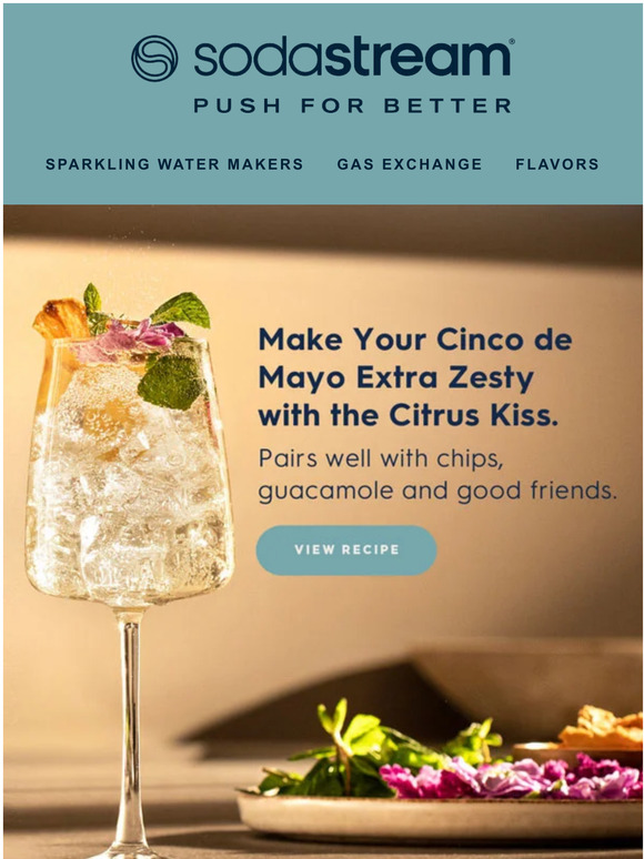 SodaStream: Cinco de Mayo Recipe: Citrus Kiss 🥂 | Milled