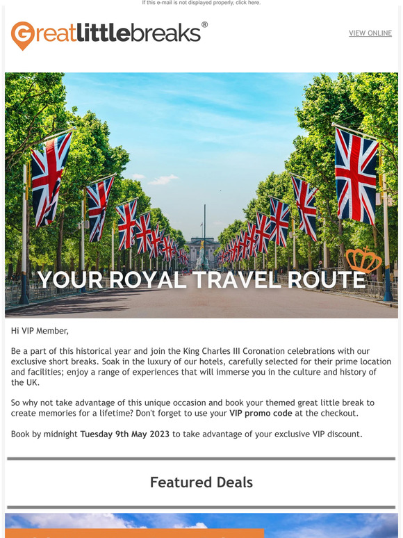 Great Little Breaks: Celebrate the King's Coronation and get ready for ...