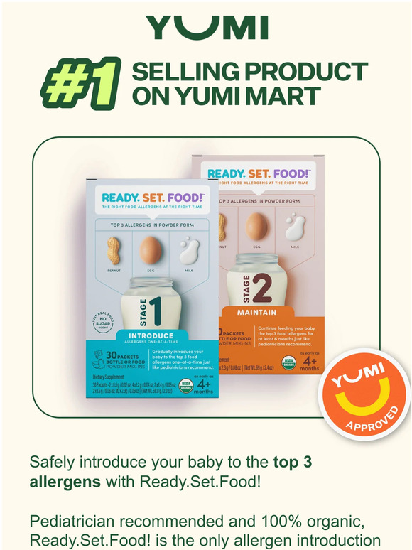 Yumi: The best-selling product on YUMI Mart: Ready. Set. Food! | Milled