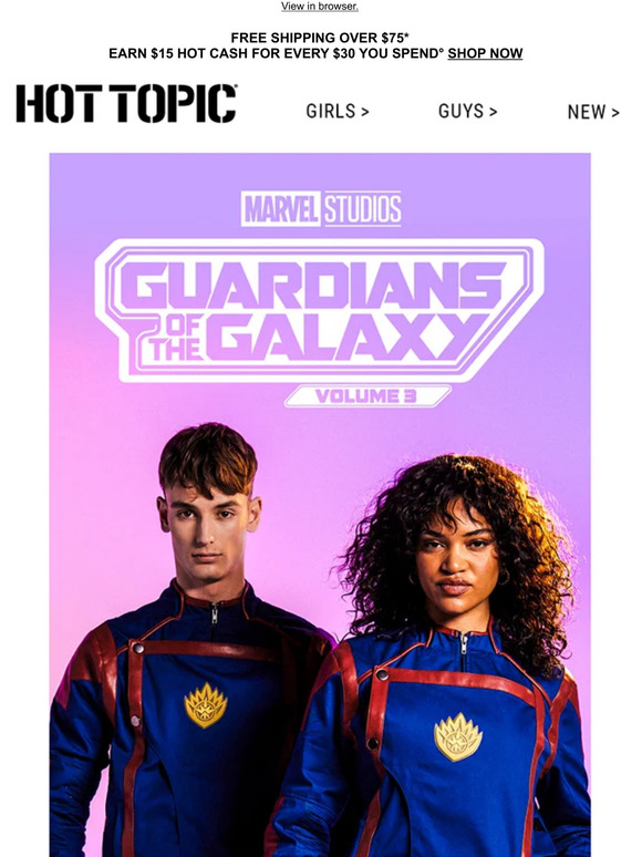 Hot Topic: Gear up for The Guardians of the Galaxy’s final tour 🎧 | Milled