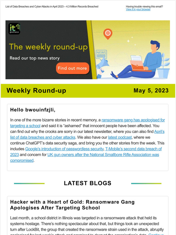 IT Governance: Hacker with a Heart of Gold: Ransomware Gang Apologises ...