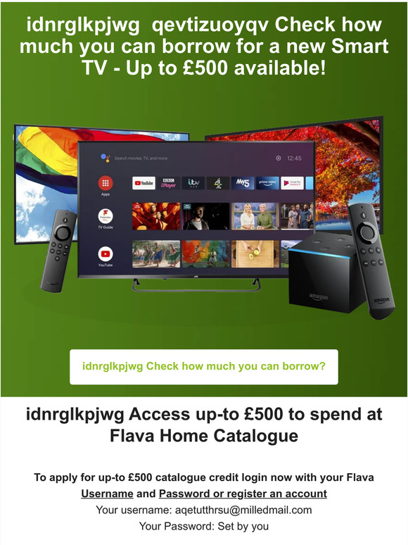 Flava: — Are you eiligible for a new Smart TV ? | Milled