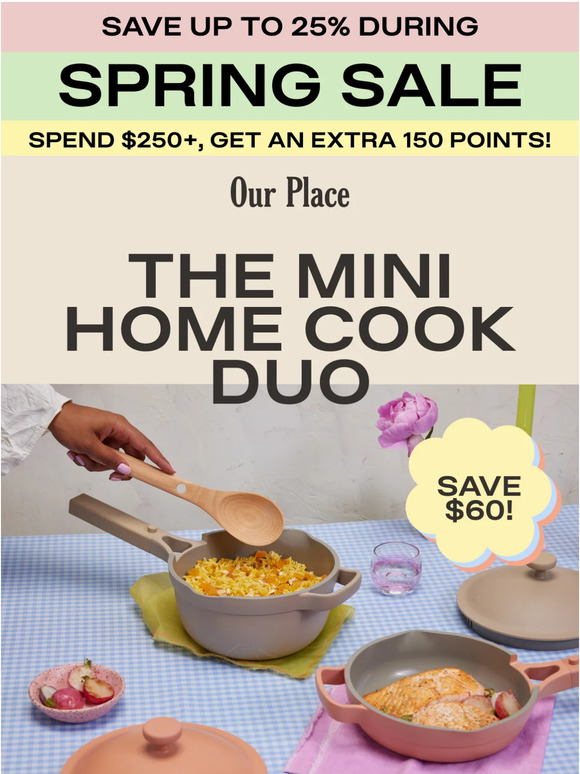 Our Place: The mini, yet mighty power couple is on SALE 👯‍♀️ | Milled