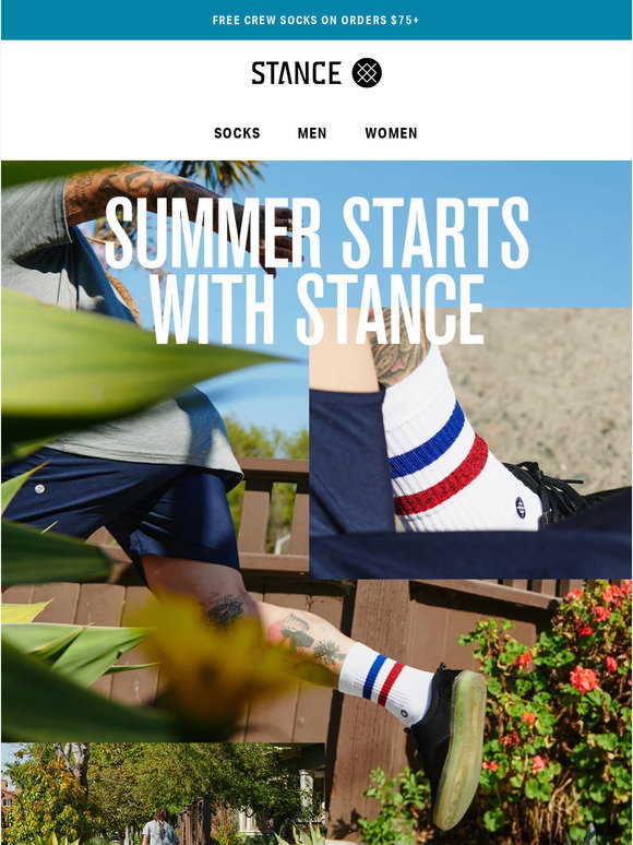 Stance: ☀️ New Sock Arrivals: Summer Never Felt So Good | Milled