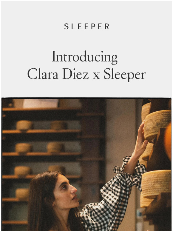 Sleeper: Meet Clara Diez for Sleeper SS 2023 | Milled