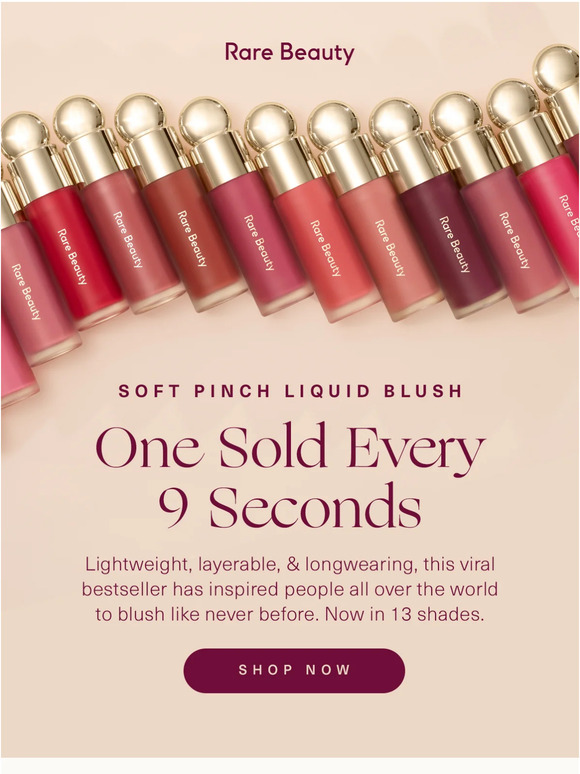 Rare Beauty: So loved, it’s sold every 9 seconds ️ | Milled