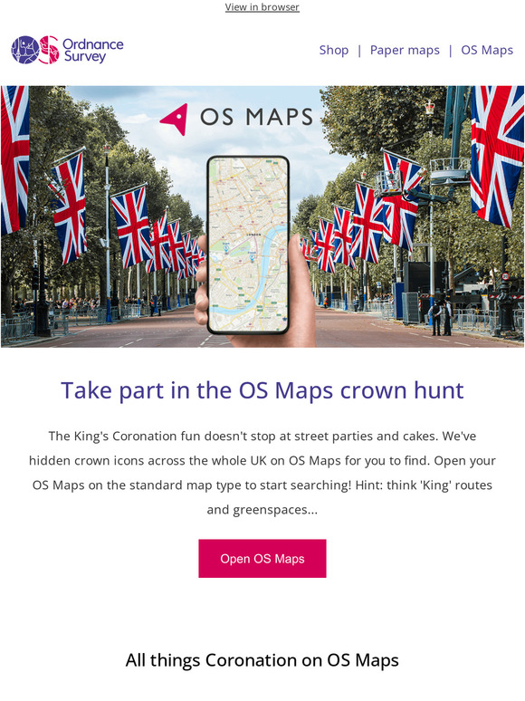 Ordnance Survey: Limited edition OS Maps features are here! 👑 | Milled