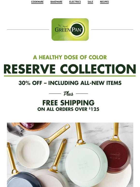 GreenPan: Our Iconic Collection ⭐ Now in 8 Colors | Milled