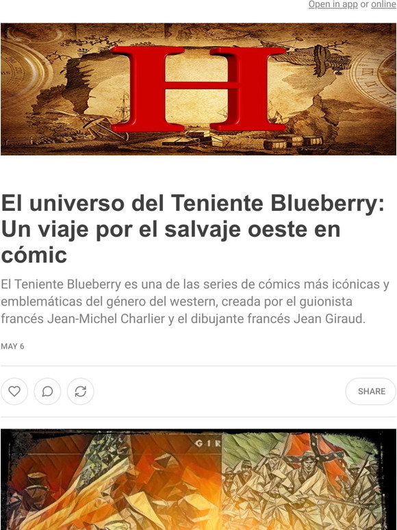 Revista de Historia: El universo del Teniente Blueberry: Un viaje por ...