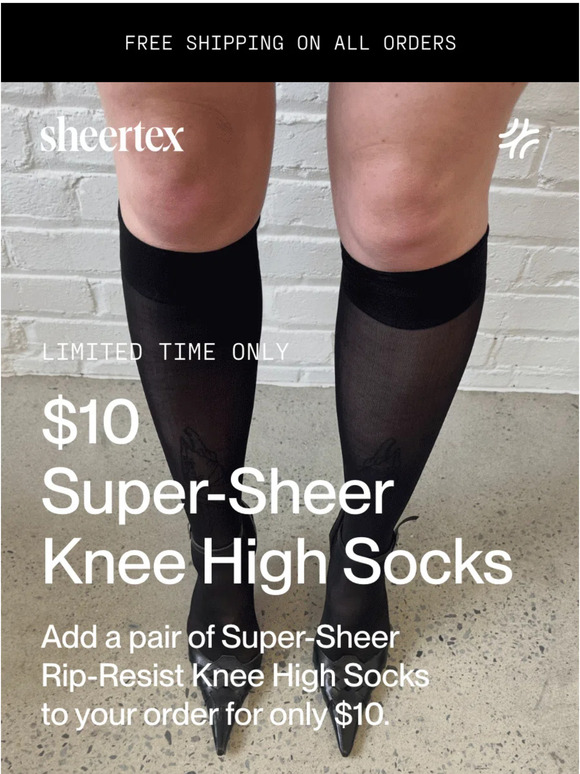 Sheertex: $10 Super-Sheer Knee High Socks?! | Milled