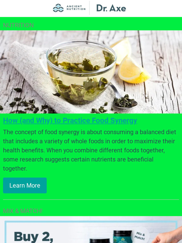 Dr. Axe: The 17 Best Food Synergistic Pairings (Plus Lemon Tart Recipe ...