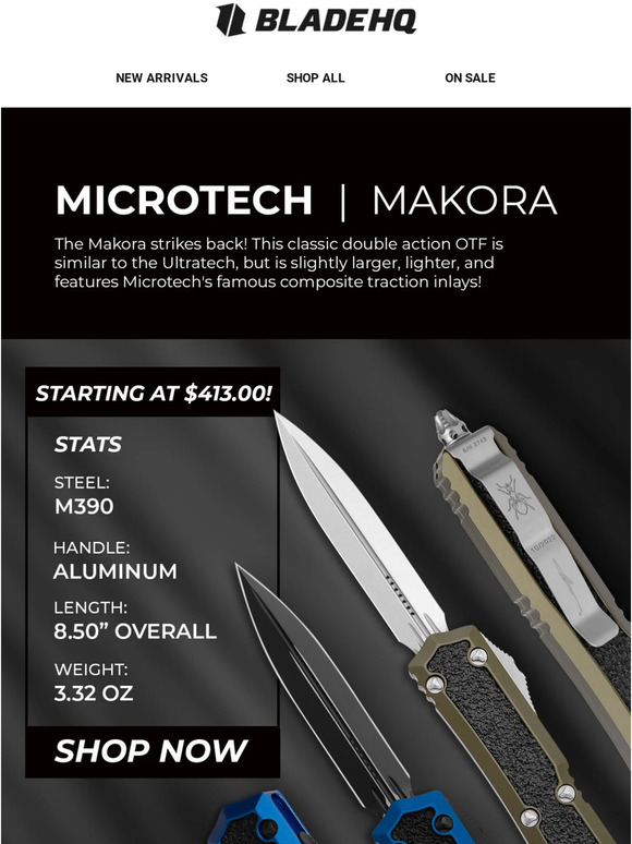 Blade HQ - Source: Microtech Makora - Legendary Design Updated! | Milled