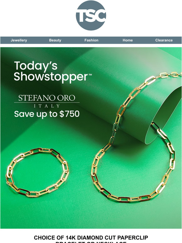 The Shopping Channel: Today’s Showstopper™ - Stefano Oro | Milled