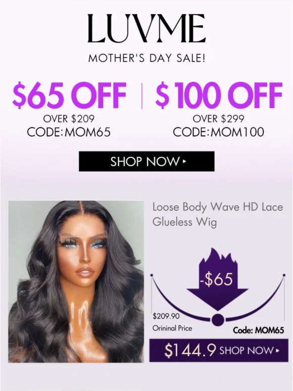Luvme Hair: Find Your Perfect Match and save up to $100 now | Milled