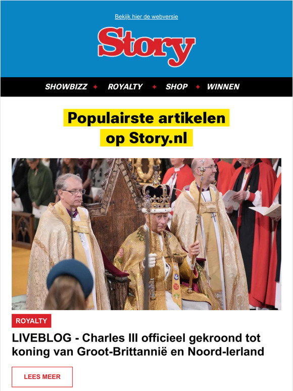 Webwinkel Story: Charles III officieel gekroond tot koning van Groot ...